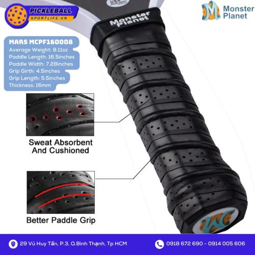 Vợt Pickleball Monster Planet Mars (MCPF160007)